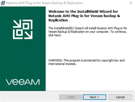 Installation Of Nutanix AHV Plugin For Veeam Backup And Replication VBrainstorm