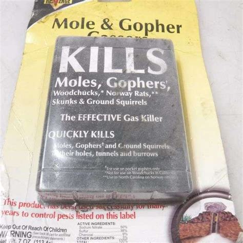 Amdro Gopher Gasser The Giant Destroyer Revenge Mole And Gopher Smoke