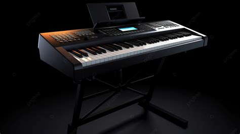 어두운 스튜디오 3d 렌더링 세련된 스튜디오 키보드 스탠드 발견 음악 스튜디오 사운드 믹서 오디오 믹서 배경 일러스트 및 사진 무료 다운로드 Pngtree