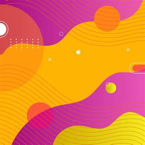Premium Vector Flat Colorful Dynamic Shapes Abstract Background