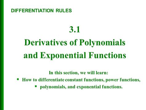 DIFFERENTIATION RULES - ppt video online download