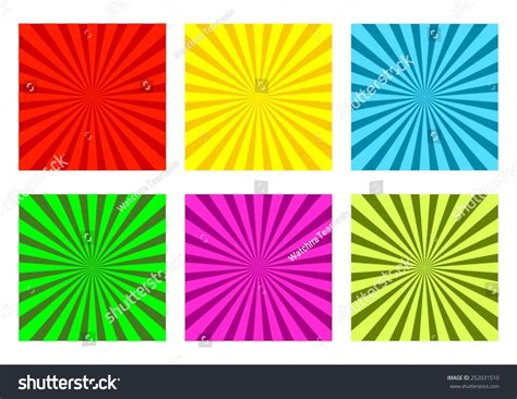 Set Radius Vector Background Stock Vector Royalty Free