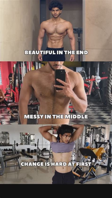 Dhanush Amin Me Vs Me 📈 Gymﬁtnessgymmotivationtransformation