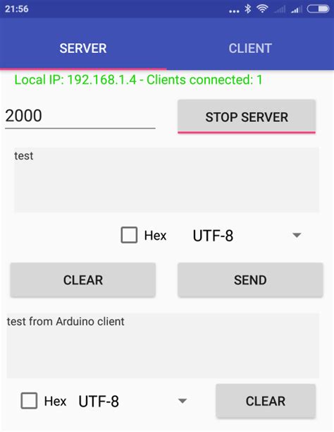 Arduino Tcp Connection