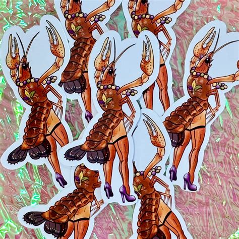 Sexy Crawfish Sticker Miette