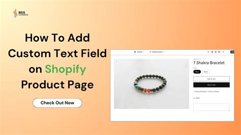 how to add custom text field on shopify product page 2025