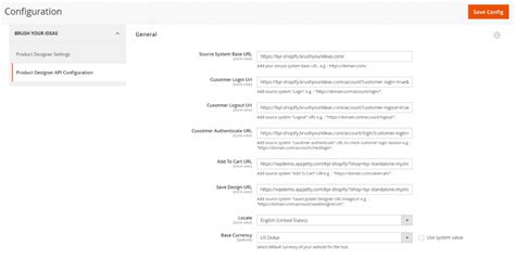 Product Designer Settings Api Configuration Printxpand