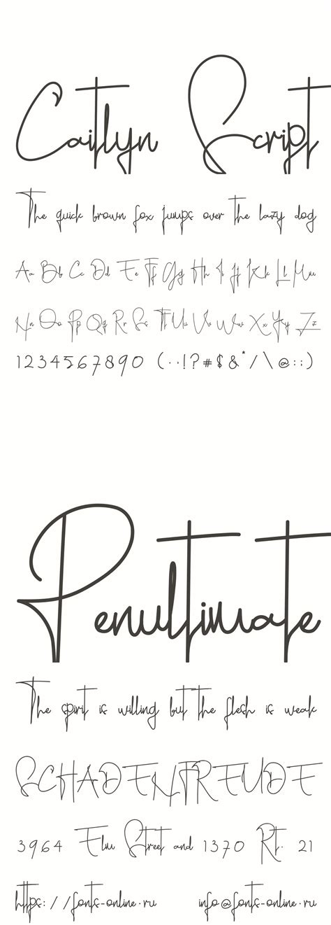 Caitlyn Script Font