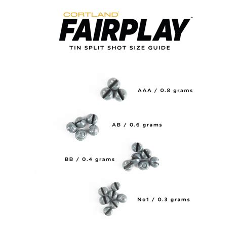 Large Tin Split Shot Cortland Line Company