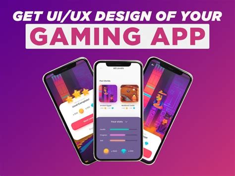 fantastic ui ux design for gaming app game design along screenshots