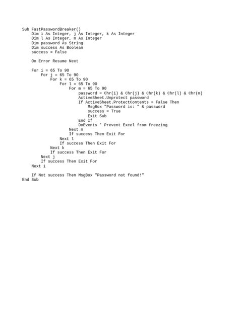 Fast Password Breaker Pdf