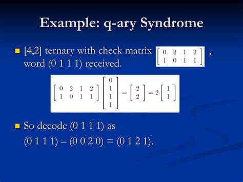 Hamming Codes Ppt Programming Languages Computing