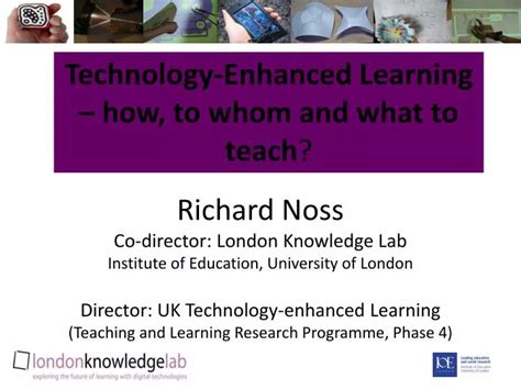 PPT Technology Enhanced Learning How To Whom And What To Teach PowerPoint Presentation