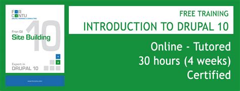 Free Training Introduction To Drupal 10 Online Forcontu Drupal
