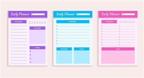 만화 플래너 템플릿입니다 프리미엄 벡터