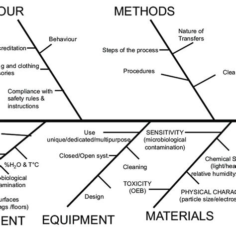 Six Sigma Ishikawa Diagram