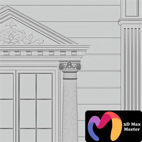 Classic Facade Element No6 3dmaxter