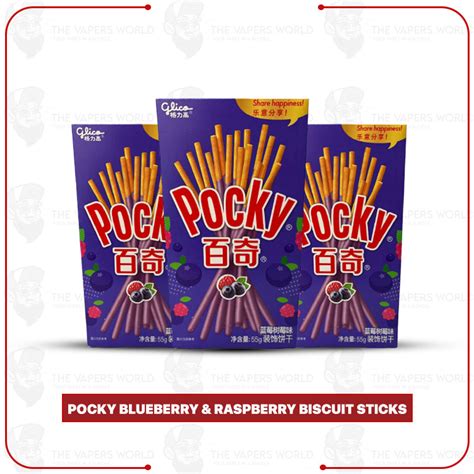 Buy Pocky Blueberry And Raspberry Biscuit Sticks Online