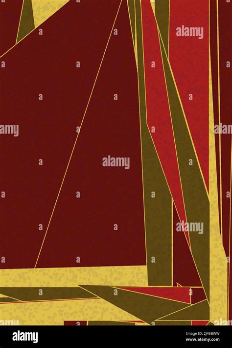 Piet Mondrian Style Computational Generative Art Background Illustration Stock Vector Image