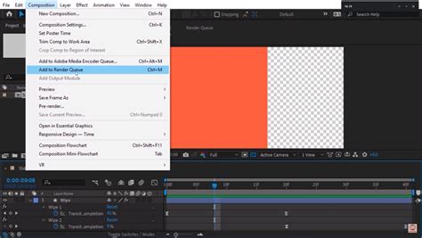 add to render queue in after effects ukramedia