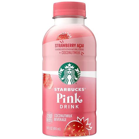 Pack Of 2 Starbucks Pink Drink Strawberry Acai With Coconut Milk