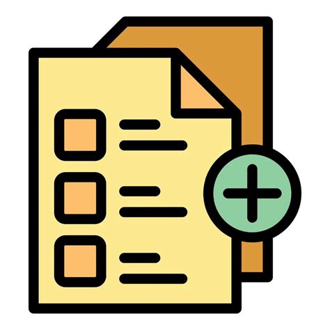 Adding New Checklist Items To A Document With Plus Sign Icon 52736136