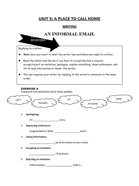 Unit 5 Writing Pdf