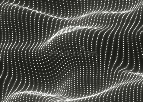 Abstract White Background Of Points Big Data Stream Stock Illustration Illustration Of Dark