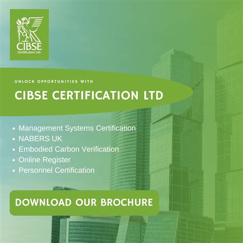 Download The Cibse Certification Brochure Cibse Certification Ltd
