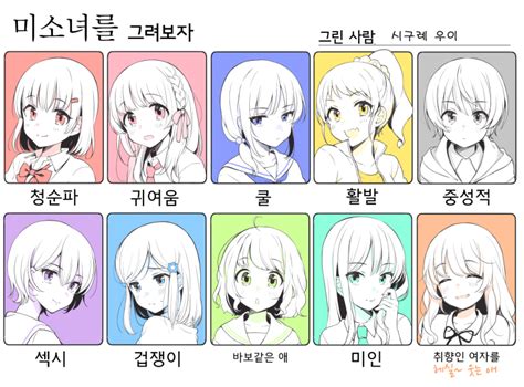 미소녀를 그려보자 시구레 우이 네이버 블로그