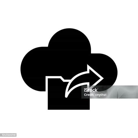 클라우드 공유 아이콘 솔리드 스타일입니다 웹 페이지 모바일 앱 Ui Ux 디자인을 위한 벡터 아이콘 디자인 요소 0명에 대한 스톡 벡터 아트 및 기타 이미지 Istock