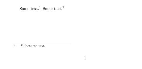 two footnotes shown together with hyperref support tex latex stack