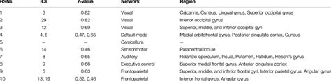Functionally Interpretable Independent Components Ics And Resting