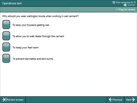 CSCS Test FREE Online Practice Questions Exams 2024