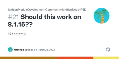 Should This Work On Issue IgnitionModuleDevelopmentCommunity IgnitionNode RED