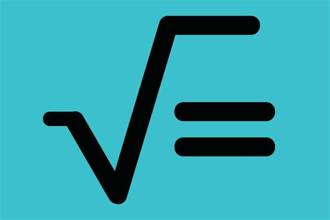 Square Root Vector Icon Mathematics Logo 27161507 Vector Art At Vecteezy
