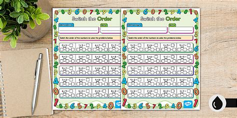 Commutative Addition Worksheet 1 Teacher Made Twinkl Commutative Addition Worksheet 1 Teacher Made Twinkl