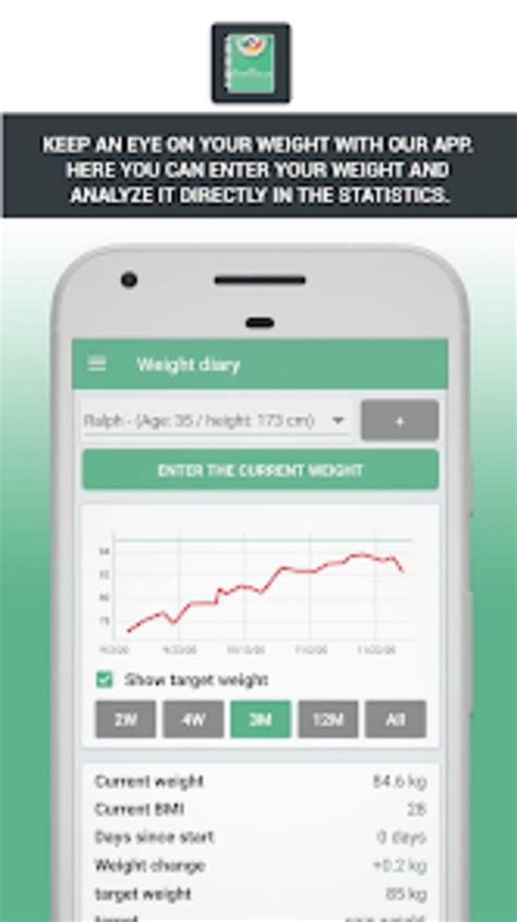 Weight Diary BMI Calculator Para Android Descargar