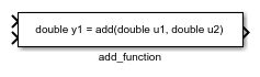 External C Functions MATLAB Simulink