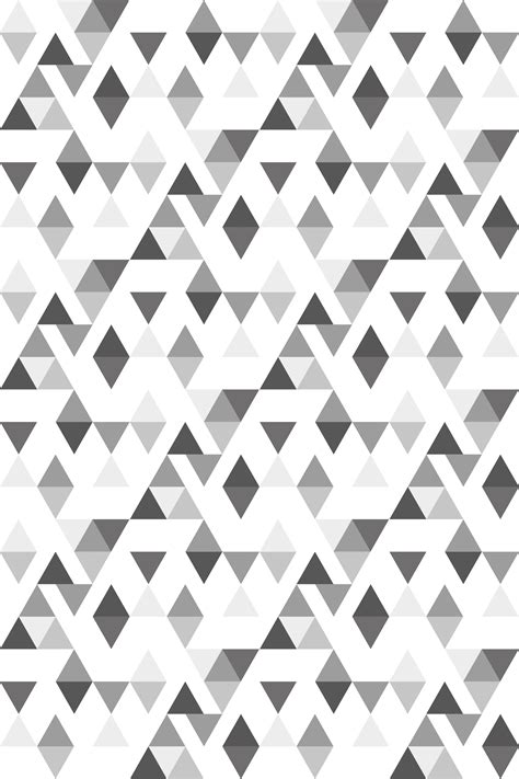 Grey Triangle Pattern Modern Blind