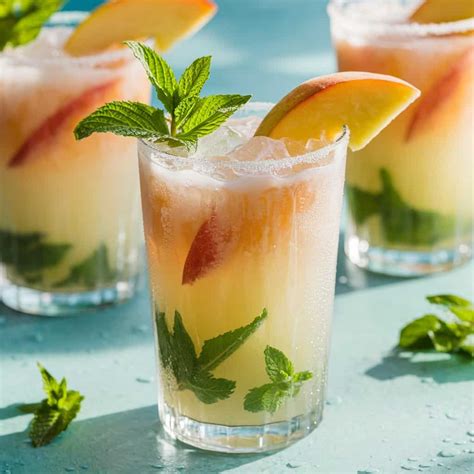 Peach Melon Frost Mocktail Recipe Refreshing Twists For Your Next