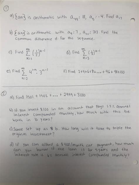 Solved O A An Is Arithmetic With Aug 18 A 4 Find Any Chegg Com
