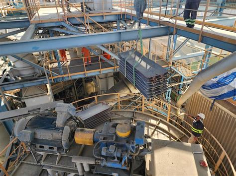 Successful Replacement Of Dynamic Separator Guide Vanes By Darkstone Arabia Ltd Darkstone