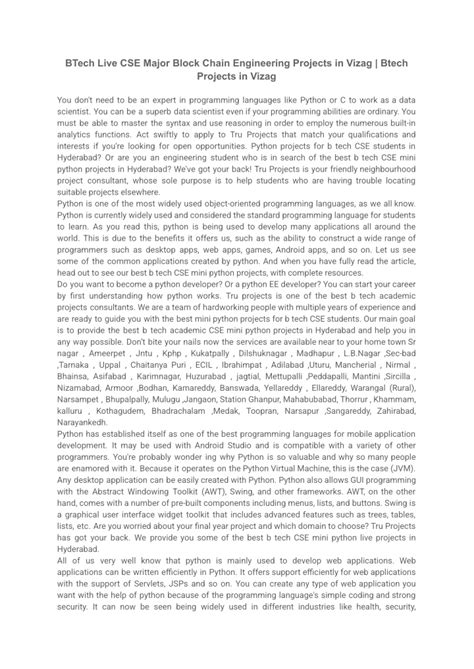 Ppt Btech Live Cse Major Block Chain Engineering Projects In Vizag Btech Projects In Vizag