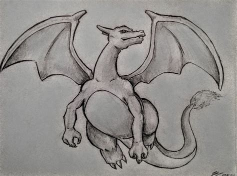 Charizard Pencil Drawing