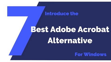 Best Adobe Acrobat Alternative For Windows PDFelement 7 YouTube