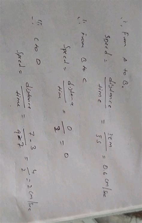 U Toblems 1 The Graph Given Below Shows The Positions Of A Body