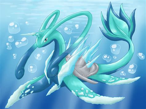 Mega Lapras Shiny By Fortique On Deviantart