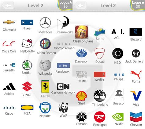 Logo Quiz Answers Level 2 Samsung Level 2 Logos Quiz Game Answers For