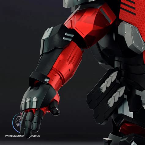 Stl File Iron Deadpool Armor 3d Print File Stl 📁 ・3d Printing Template